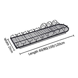 Stylish Simplicity Wine Glass Holder Vintage Iron Inverted High Glass Holder Simple Creative Display Decoration Stylish Simplicity Bottle Holder Adjustable Wine Glass Holder (Bronze 100 * 25Cm), PIB