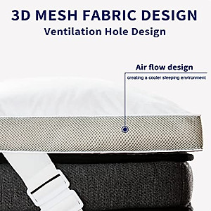 subrtex Feather Mattress Topper Queen, Bed Mattress Topper, Breathable Mattress Pad Overfilled with Soft White Goose Down (60"x80")