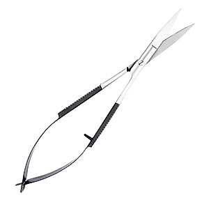 MAKER AND MARKET Spring Action Curved Blade 4.5 Inch Scissors For Applique, Embroidery, Fabric, Thread, Knitting, Sewing, Arts & Craft (Curved Blade)