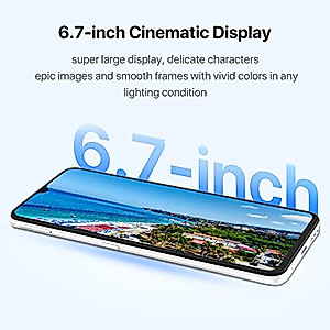 Unlocked Cell Phone, 128GB, NFC, Fingerprint Reader, 6.7" HD Screen, UMIDIGI F3S Unlocked Android Phones, Dual 4G Volte, 48MP Camera, 5150mAh Battery, Android 11