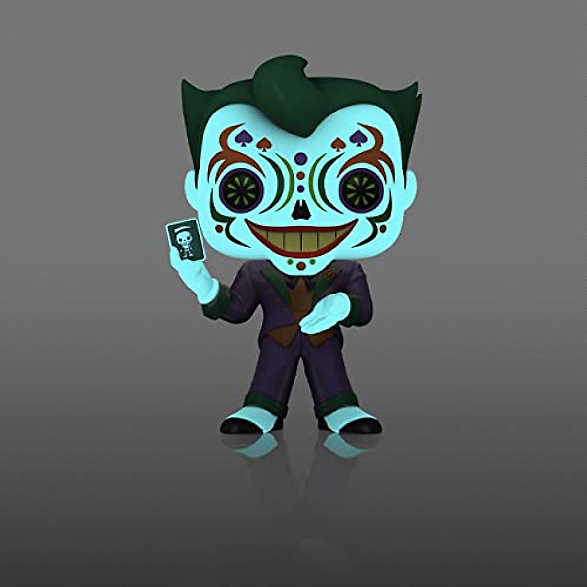 Funko POP Heroes: Dia De Los DC - Joker (Glow in The Dark), Amazon Exclusive, Multicolor, (58173)