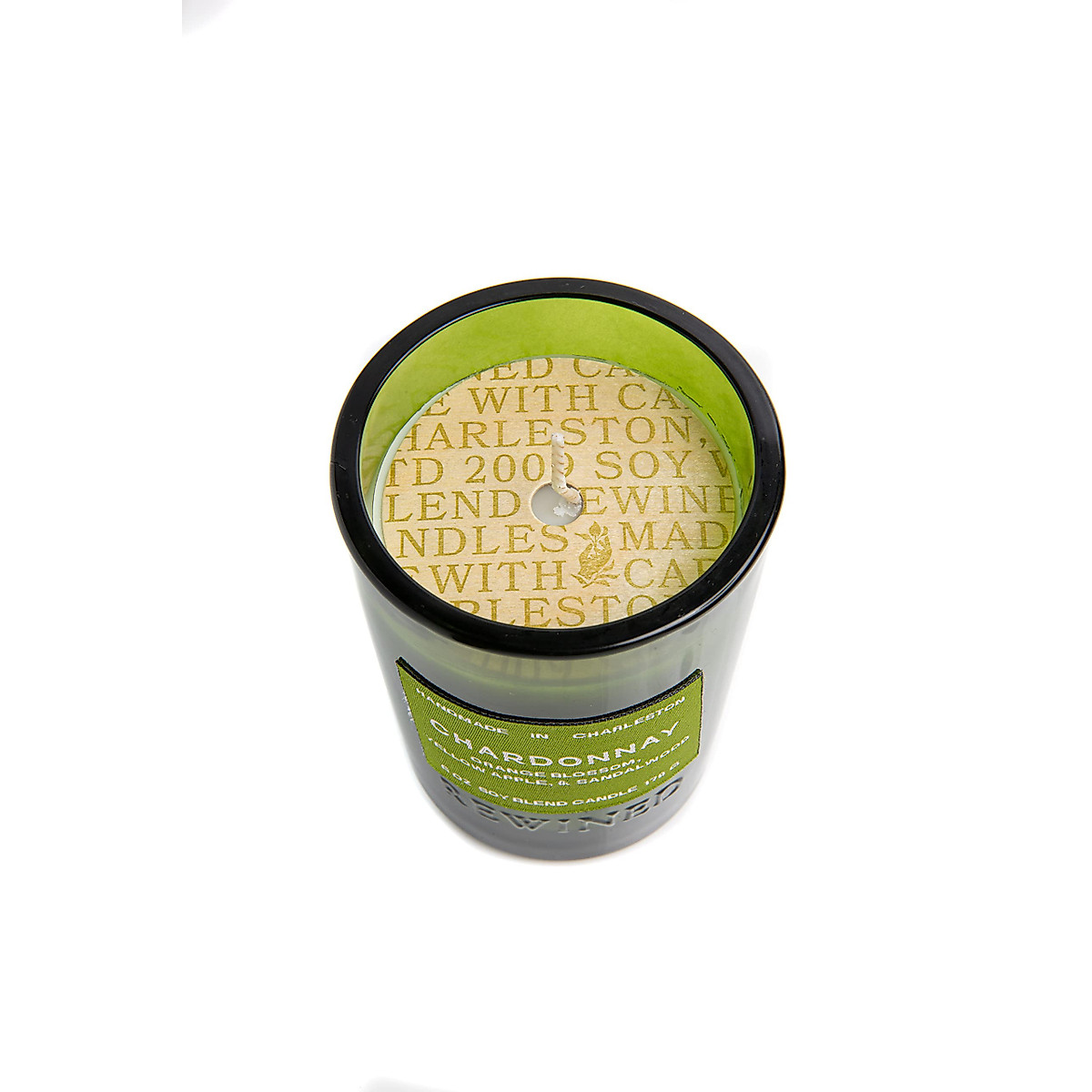 Rewined Chardonnay (6oz): Orange blossom, yellow apple, & Sandal wood, 6oz soy blend candle 170g