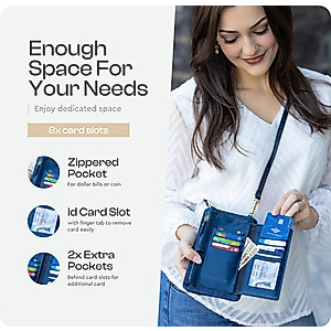 Claasico Womens Crossbody Wallet & Phone Case | iPhone/Samsung/LG Magnet Cell Pouch & Handbag