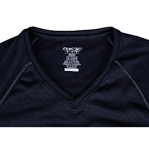 Reebok Speedwick Womens Athletic Fitted Tee (X-Large, Navy)