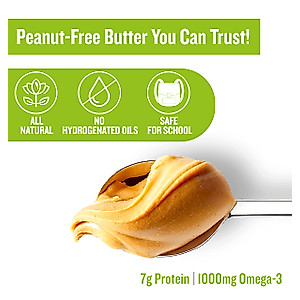 Peanut Free Tree Nut Free Natural No Stir Spread – WOWBUTTER – Award Winning Vegan Plant Protein Food made with Non-GMO verified Whole Soy – (Creamy, 1.1 Pound (Pack of 6))