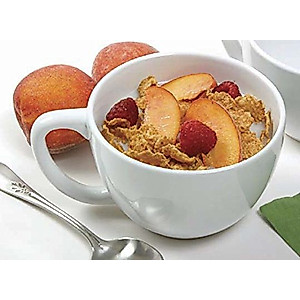 Norpro My Favorite Jumbo Mugs, Set of 2, White