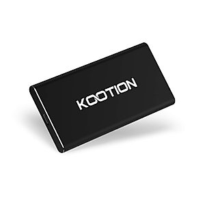 KOOTION External SSD 250GB Portable SSD High-Speed Solid State Drive, Read up to 500MB/s & Write up to 450MB/s
