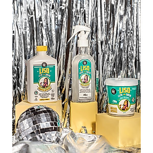 Lola From Rio - Liso, Leve and Solto - Shampoo Anti-Frizz, Clenses, Strengthens, Boost Growth, Moisturizes, and Adds Shine to Straight Hair 8.45 Fl Oz