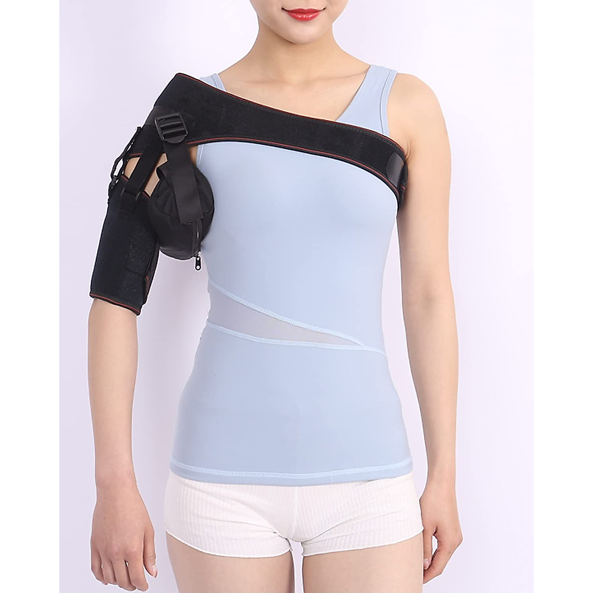 DouHeal Shoulder Brace, Shoulder Sling for Torn Rotator Cuff, Arm Sling for Shoulder Injury, Shoulder Pain Relief, Assisting Recovery in Athletes Post Shoulder Surgery for Left & Right Hand