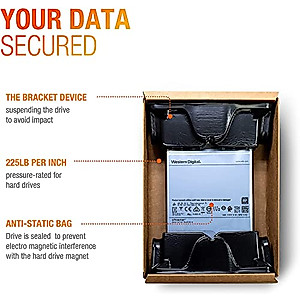 WD 10TB Ultrastar DC HC510 7200 RPM SATA 6.0Gb/s 3.5in Internal Hard Drive Model 0F27452 (Renewed)
