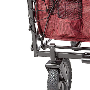 MacSports Cargo Net for Collapsible Folding Outdoor Utility Wagon, Garden Cart, Beach Cart - Heavy Duty Nylon Net