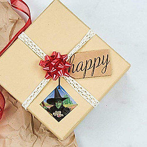 Trend Setters The Wizard of Oz Glass Decoration – Wicked Witch of The West - 3.5" Starfire Prints Hanging Glass Print Accessory - Ideal for Gifting and Collecting