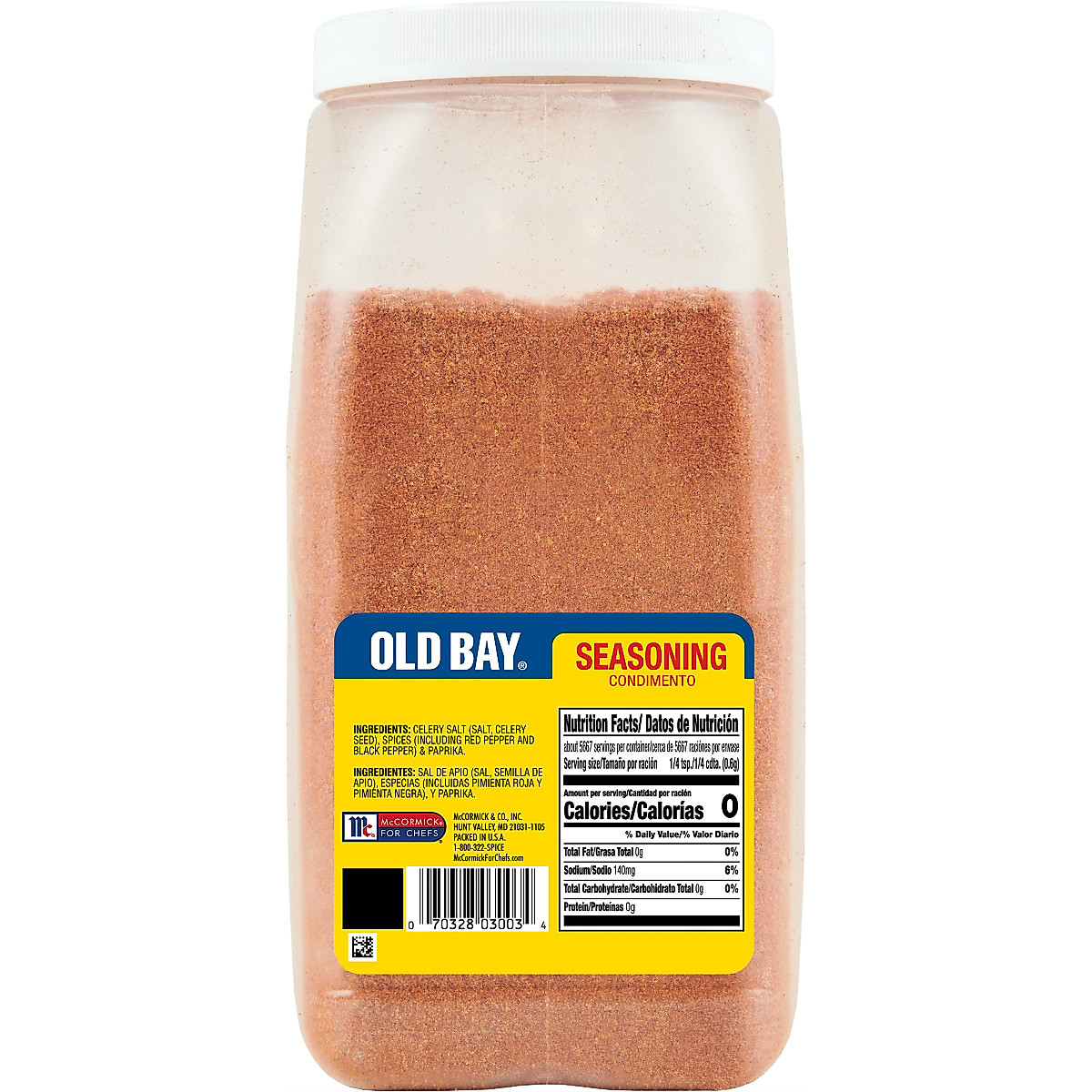 OLD BAY Seasoning, 7.5 lb (Pack of 3) - Three 7.5 Pound Containers of OLD BAY All-Purpose Seafood Seasoning, Perfect for Crabs, Shrimp, Chicken, Chowder, Pizza, Fries and More