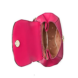 Kate Spade New York Adele Leather Flap Backpack (Plumb Wine)