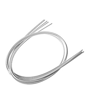 Othmro 5Pcs 39inch Length Plastic Welding Rods PVC Welder Rods PVC Plastic Shell Repair Rods Welder Sticks for Daily Plastic Repair Car Bumper Plastic Welder Gun Hot Air Gun White 0.2x0.1inch