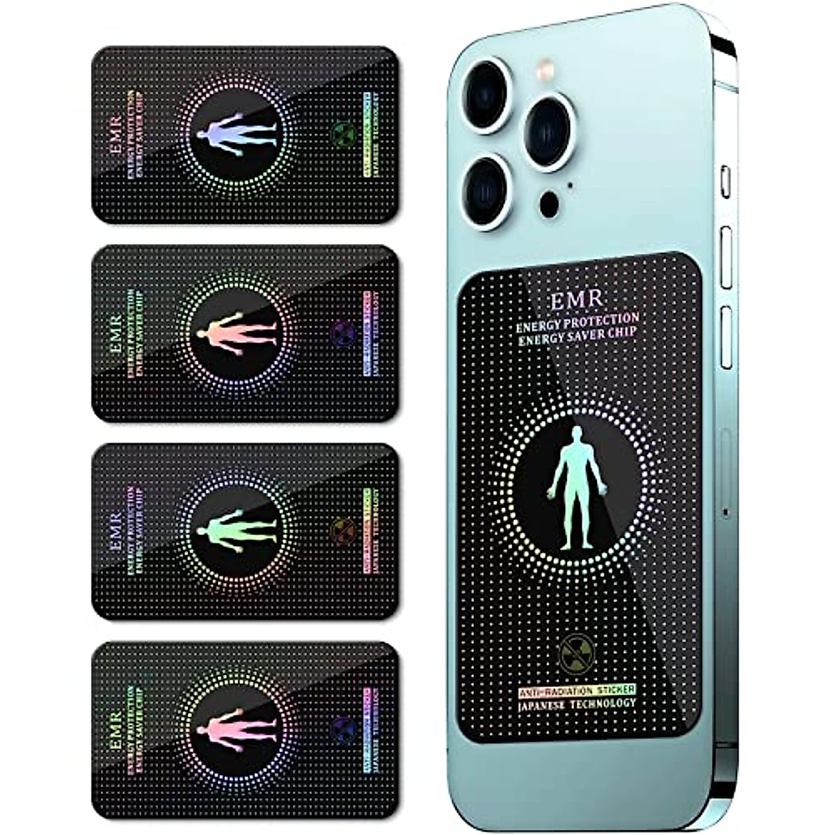 Cell Phone Sticker, Compatible with iPhone/ All Smart Phones/ Laptops/ Tablets/ All Electronic Devices, Suitable for Anyone - (4 Pack)