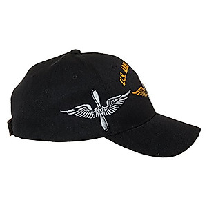 Artisan Owl Officially Licensed US Army Aviation Embroidered Black Baseball Cap