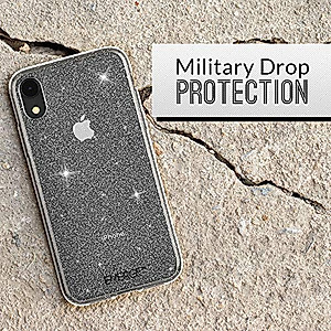 EMERGE SHIMMER iPhone XR Glitter Cell Phone Case - Sparkle Effect Clear