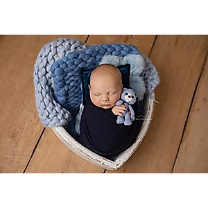 Twinkle Nest Baby Wrap. Set of 3 Newborn Photography Wraps. Baby Swaddle or Blanket for Newborn Photography Props. Waffle Knit Baby Wraps. Baby Photoshoot Props for Boy or Girl. Baby Registry Gift.