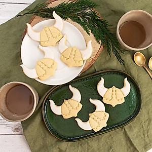 Viking Helmet cookie cutter, 1 piece - Bakerlogy