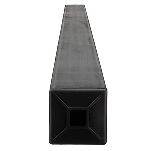 RV Bumper Raw 14 Gauge Steel | Standard 4" x 4" Bumper | RV Rear Bumper (with Bumper Plugs)