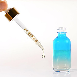 StellaCare 2P,2oz Dropper Bottle, Glass Bottle with Eyedropper, Small Glass Bottles with Lids Clear Glass Dropper