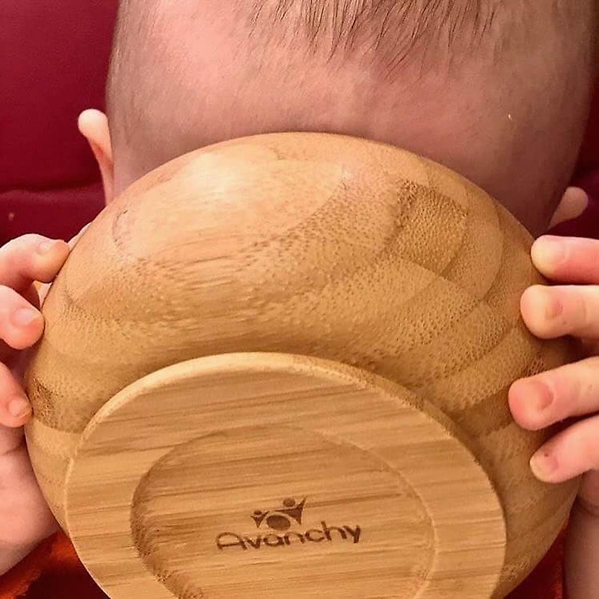 Avanchy Bamboo Baby Bowls MINI Prep Bowl Set for Babies Kids Toddler for Feeding Food 4 oz, Single Bowl