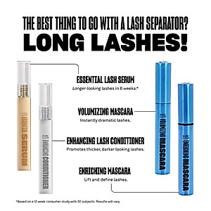 Babe Original Pro Eyelash Separator, Removes Clumps on Mascara, Reusable Stainless Steel Lash Comb for Cleaning Lashes