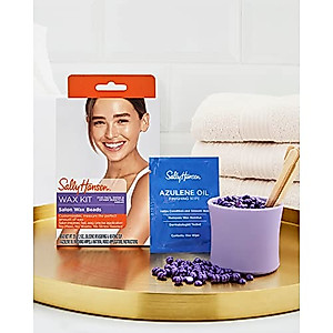Sally Hansen Salon Wax Beads Kit for Face, Bikini & Other Sensitive Areas