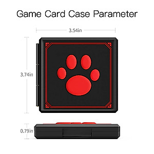 UFOPETIE 12 in 1 Game Card Case for Nintendo Switch Paw Switch Game Case Nintendo Switch Game Storage,Nintendo Switch Game Card Case Gift for Kids