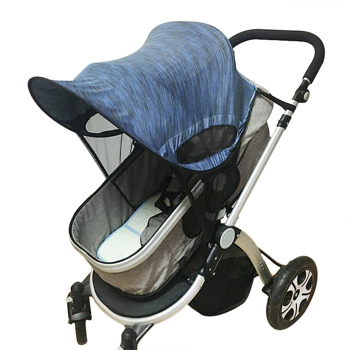 PURFUN Anti-UV Canopy for Stroller, Sun Protection Baby Pram Pushchair Rayshade Sun Cover Sun Shade(Stroller Not Included)