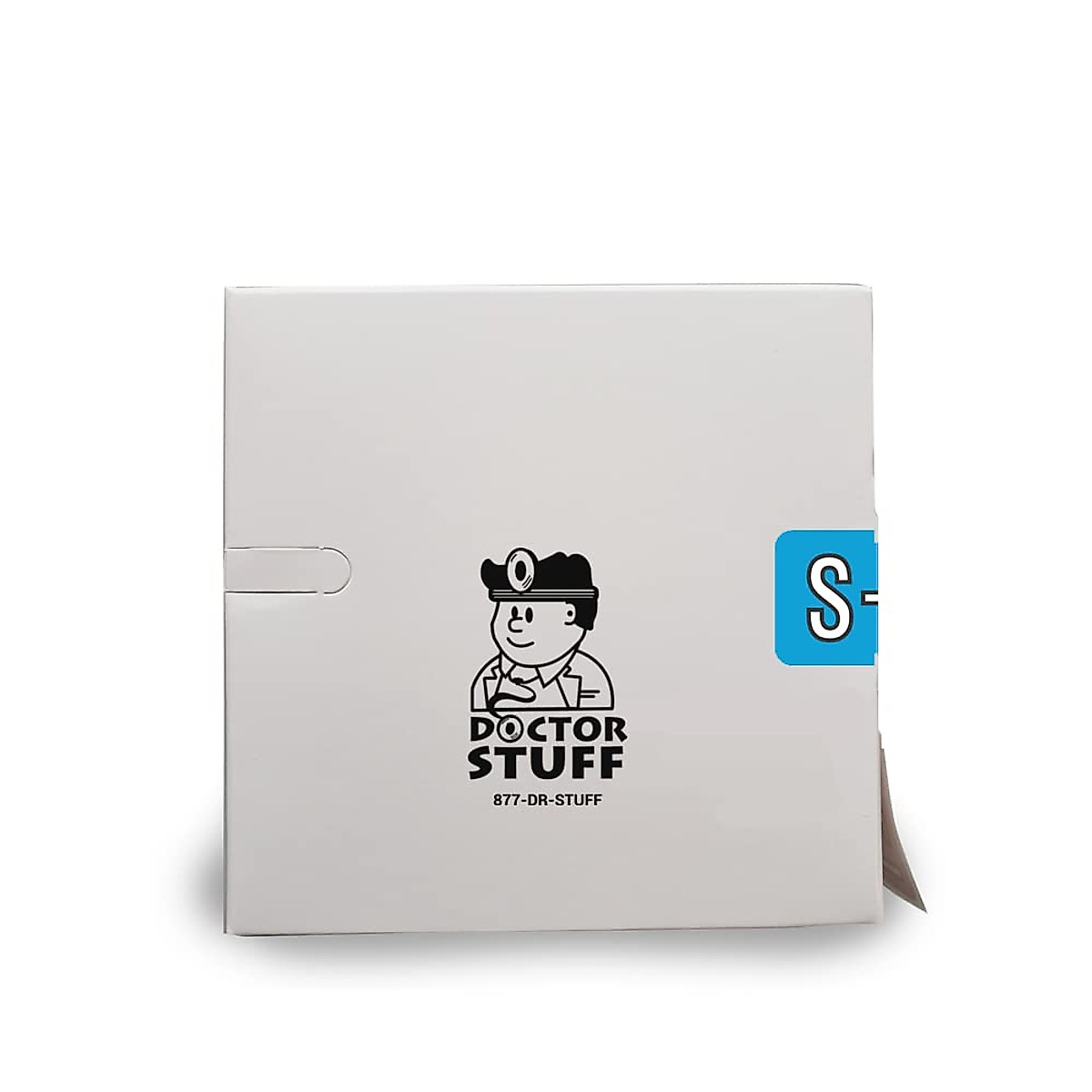 Doctor Stuff - File Folder Labels, Alphabet Letter S, Barkley/Sycom FABKM - BXAM Series Compatible Alpha Stickers, Blue, 1" x 1-1/2", 500/Roll