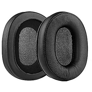 Geekria QuickFit Replacement Ear Pads for Audio Technica ATH-M50X ATH-M50XBT ATH-M60X ATH-M50xBT2 ATH-M50 ATH-M40X ATH-M30 ATH-M20 AR5BT Headphones Earpads, Headset Ear Cushion (Black)