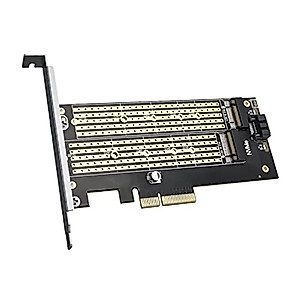 DIKACA Computer Adapter X for Dual-Bay B- I- and -Slot Express Hard Dual- Ssd Drive E I M-Key I-e Slot Bay Converter Ie State Adapter B-Key M M- Motherboard to Key Hard Drive Ssd Hard Drive Ssd