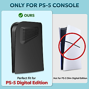 Plates for Disc Edition, Faceplate with Cooling Vents, Anti-Scratch Dustproof Protective Cover Plates for P5 Disc Edition (Golden)