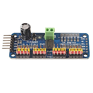 Aoicrie 5pcs PCA9685 16 Channel PWM Servo Motor Driver PCA9685 IIC Module 12-Bit, for Robot or for Raspberry pi Shield Module servo Shield