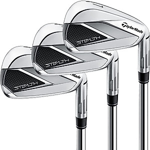 TaylorMade Stealth Iron Set Mens Righthanded,Red
