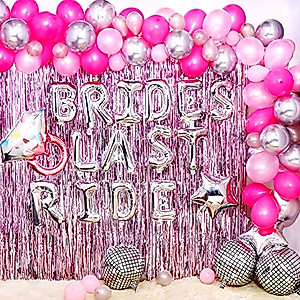 Brides Last Ride Bachelorette Party Decorations (95 Pieces)- Nashville Bachelorette Party Decorations for Bridal Shower, Western Theme Party Decorations Kit, Cowgirl Bachelorette Party Decorations