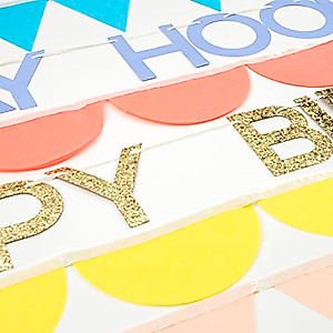 Meri Meri Rainbow Birthday Garlands (Pack of 8)