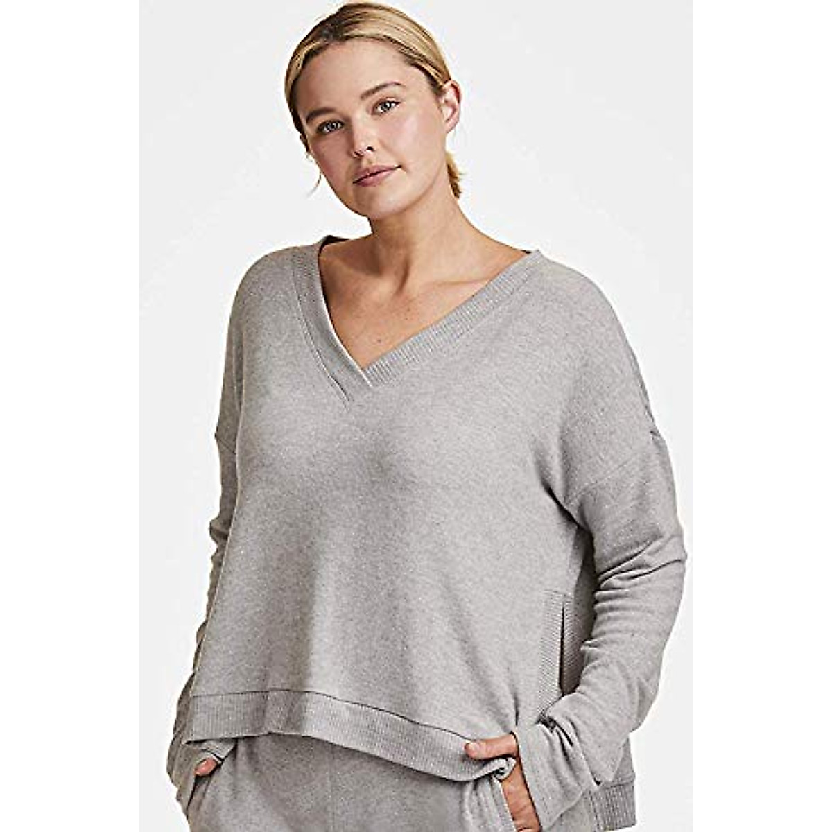 Alala Women's Wander Sweatshirt (X-Small, Grey Rib)