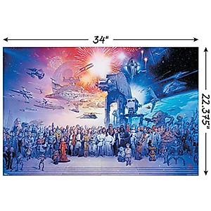 Trends International Star Wars Galaxy Wall Poster 22.375" x 34"