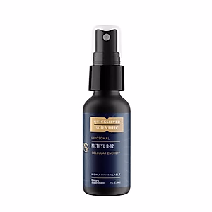 Quicksilver Scientific Methyl B12-1000mcg Vitamin B12 as Methylcobalamin (Methyl B12) - B12 Liquid with Nano Technology for Superior Absorption - Supportive Energy Supplement (30ml / 90 Servings)