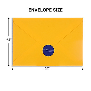 CDXHOME 40 Classy Navy Blue Thank You Cards - Greeting Notes for Wedding,Business,Graduation,Birthday,Party,Anniversary,Baby Shower|Blank Inside|Includes Gold Envelopes & Stickers