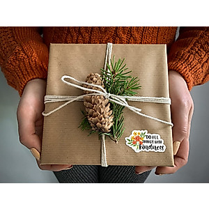 Do All Things with Kindness Cute Thank You Stickers, Small Business Online Retailers Stickers, Bakeries Packaging Stickers, Christmas, Thanksgiving Day, Birthday Party Favors Labels Gifts