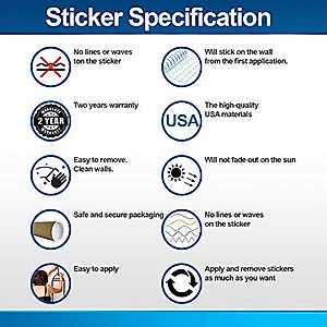 White Stars Stickers - Space Themed Bedroom Constellation Wallpaper Decor Decal - Star Moon Nursery Room Decals for Wall - 220 Stickers