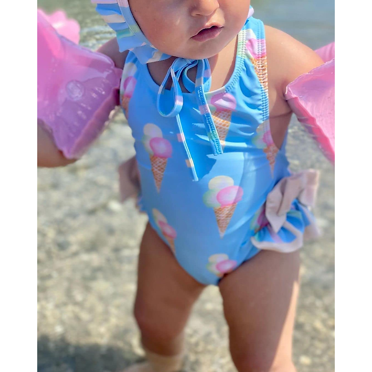 Toddler Baby Girls One Pieces Swimsuit Kids Cute Animal Leopard Printed Bathing Suits Beach Swimwear 2-6Y