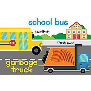 Things That Go Vroom - Silicone Touch and Feel Board Book - Sensory Board Book