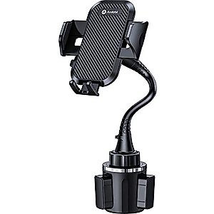 andobil [Newest & Solidest 15in Cup Holder Phone Mount, [Stable & Adjustable] Long Gooseneck Cup Phone Holder for Car Truck [Military-Grade] Fit for iPhone 14 13 12 Pro Max & All Cell Phones