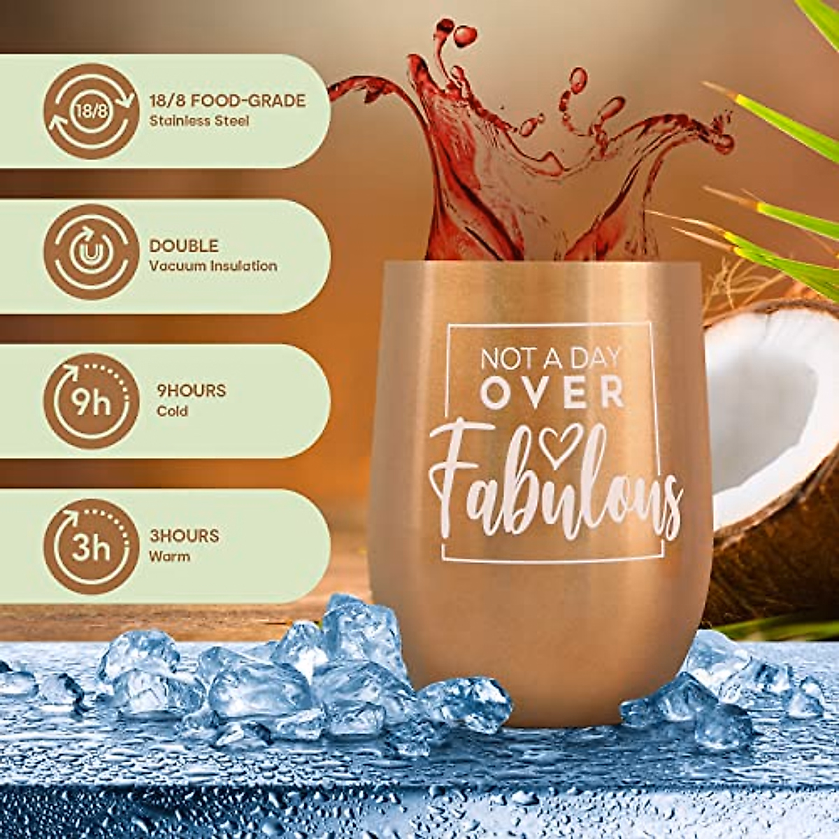 Bath Gift Set Vanilla Coconut Home Spa Set, 22Pcs Spa Gift Basket for Women, Relaxing Spa Day Kit for Girls Include Lip Balm, Christmas Birthday Gift for Women from RA ROSA ACCA