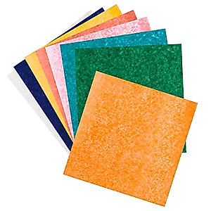 TCDesignerProducts Orange Tissue Parade Float Pomps Pack of 300-5-1/2 Inch Square Sheets, Parade Float Decorations for Trailer, Party Decorations